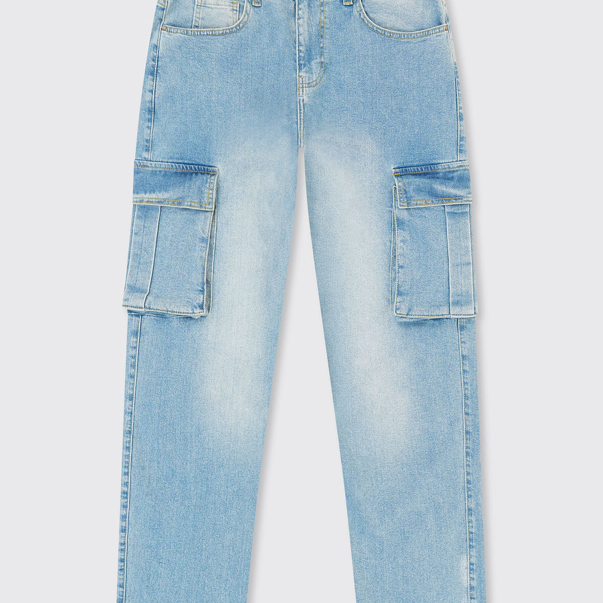 Cargo Jeans Washed Light Blue – CARPE OMNIA